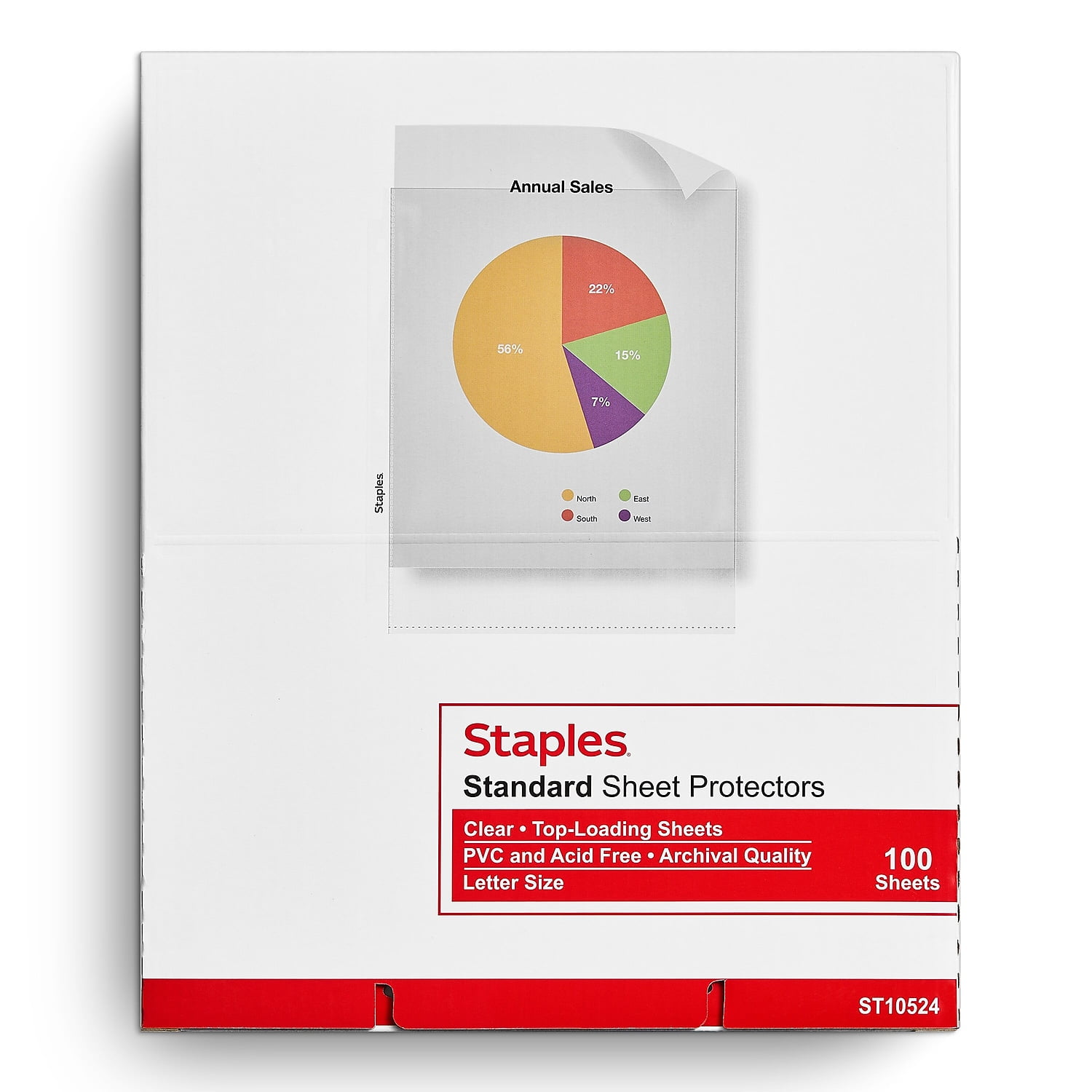 Staples Nonstick Top-Loading Sheet Protectors 10524CT-CC - Walmart.com