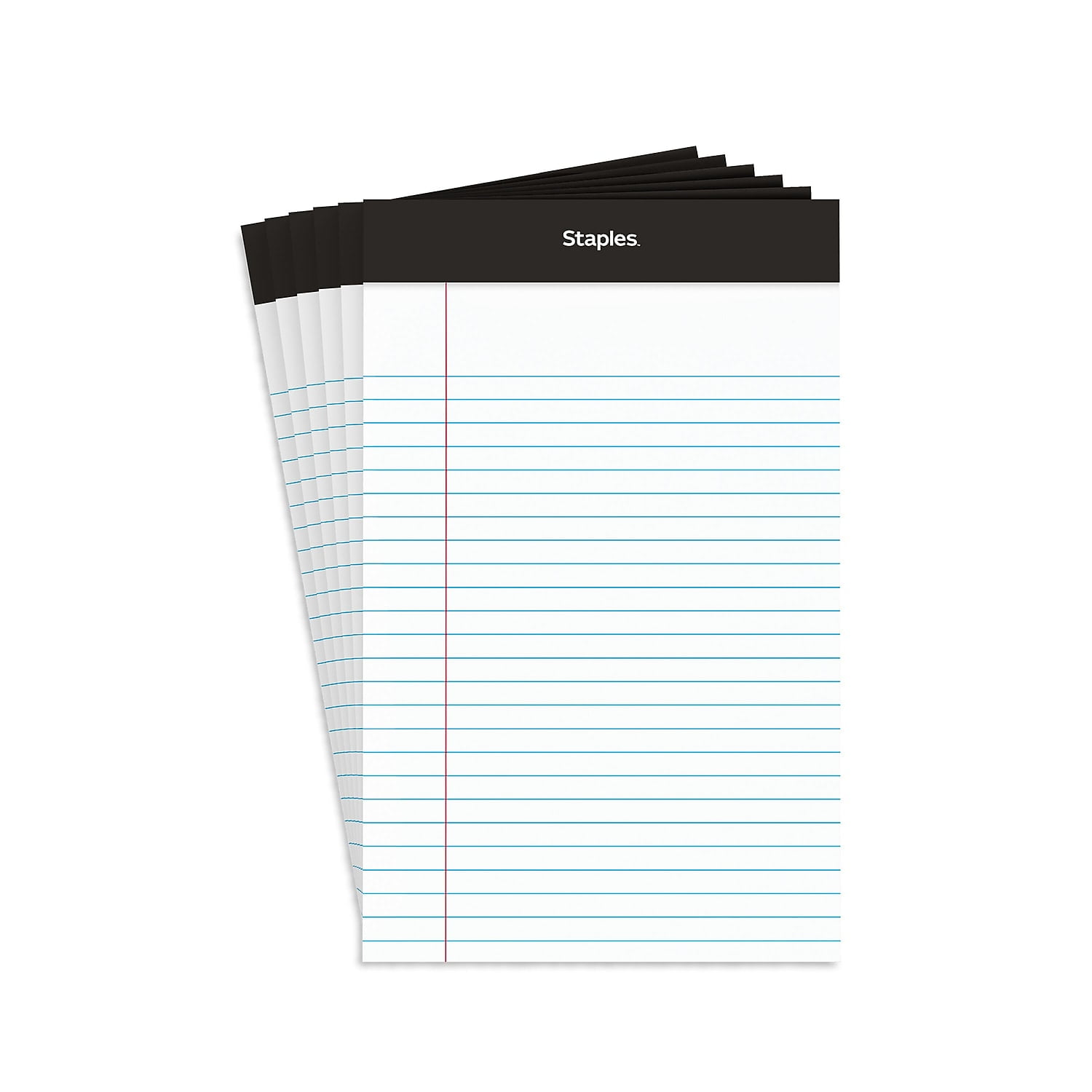 "Staples Legal Note Pads, 5"" x 8"", Narrow Ruled, Top Bound, 100 ...