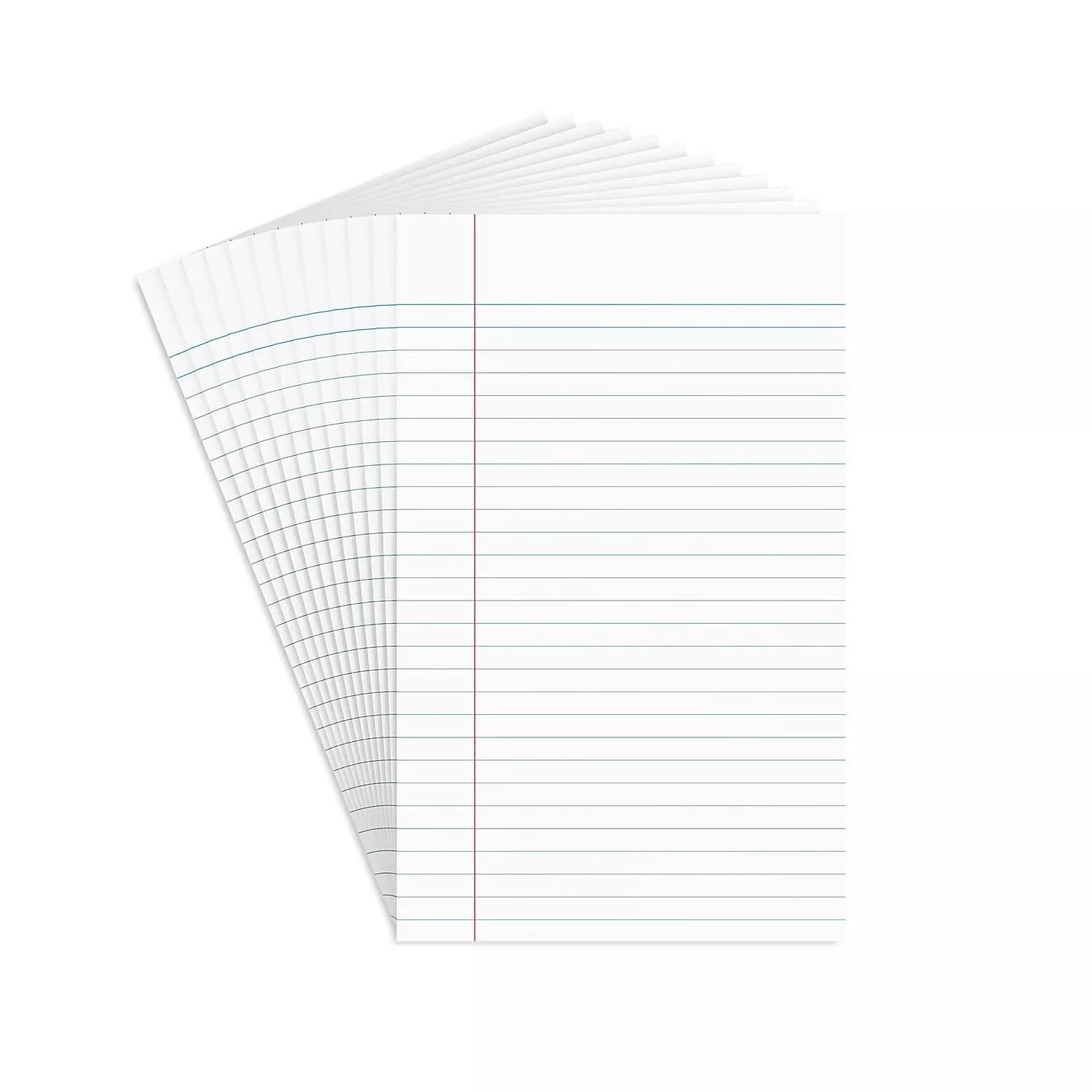 Staples Notepads 5" x 8" Narrow White 50 Sh./Pad 12 Pads/PK TR57330 ...