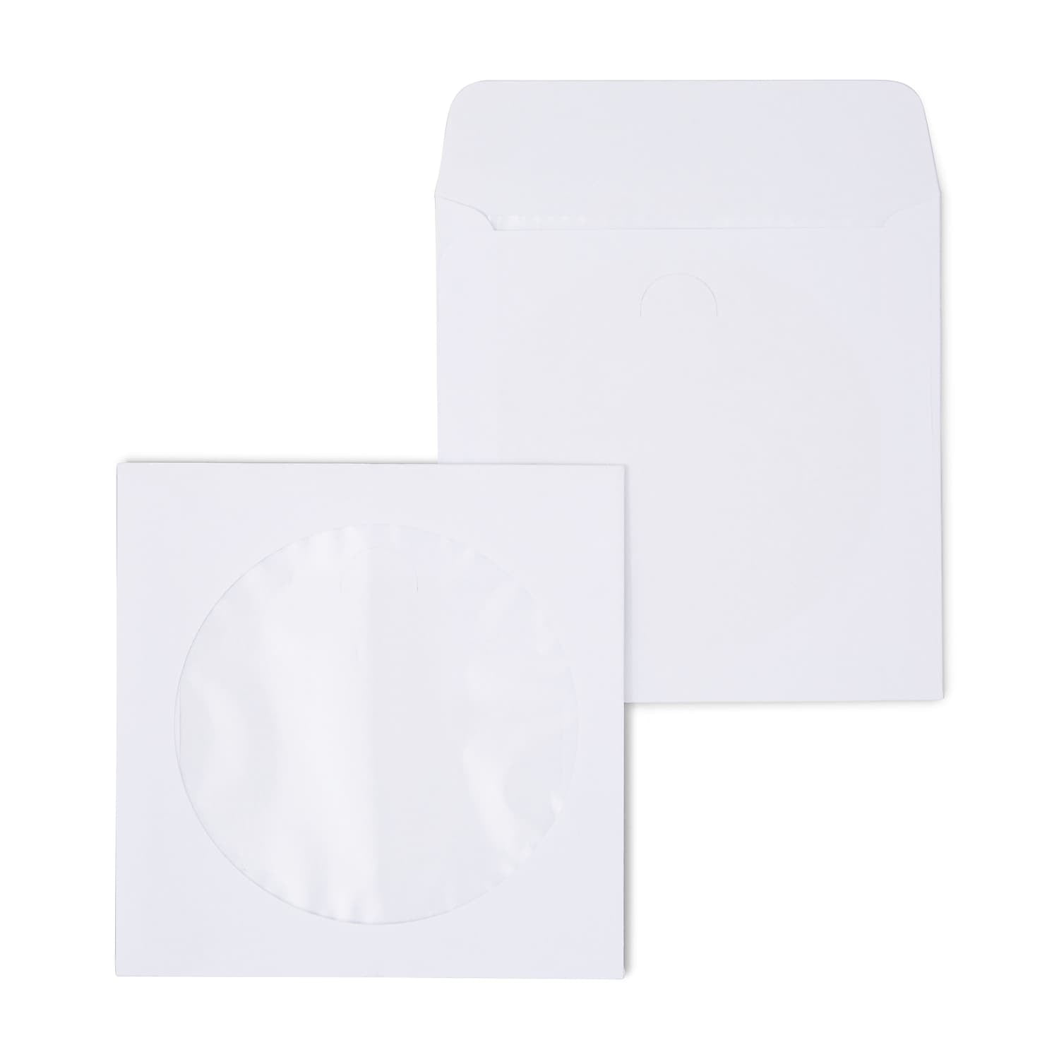 Staples Open End CD/DVD Envelopes 5" x 5" White 150/Carton ST12257-CCVS ...