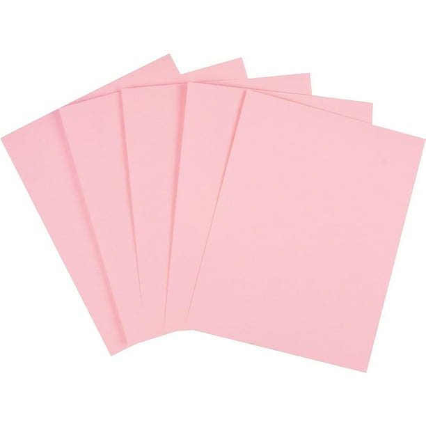 Staples Pastel Colored Copy Paper 8 1/2" x 11" Pink 500/Ream (14779 ...
