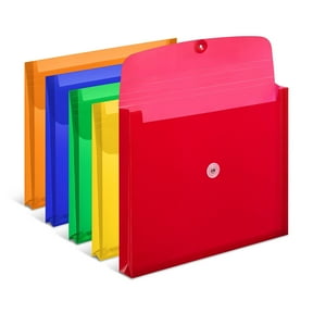 Plastic Envelopes and File Folders for Office and School Supplies