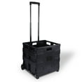 Staples, Plastic/Poly Mobile Utility Cart, ST60714-CC, Black - Walmart.com