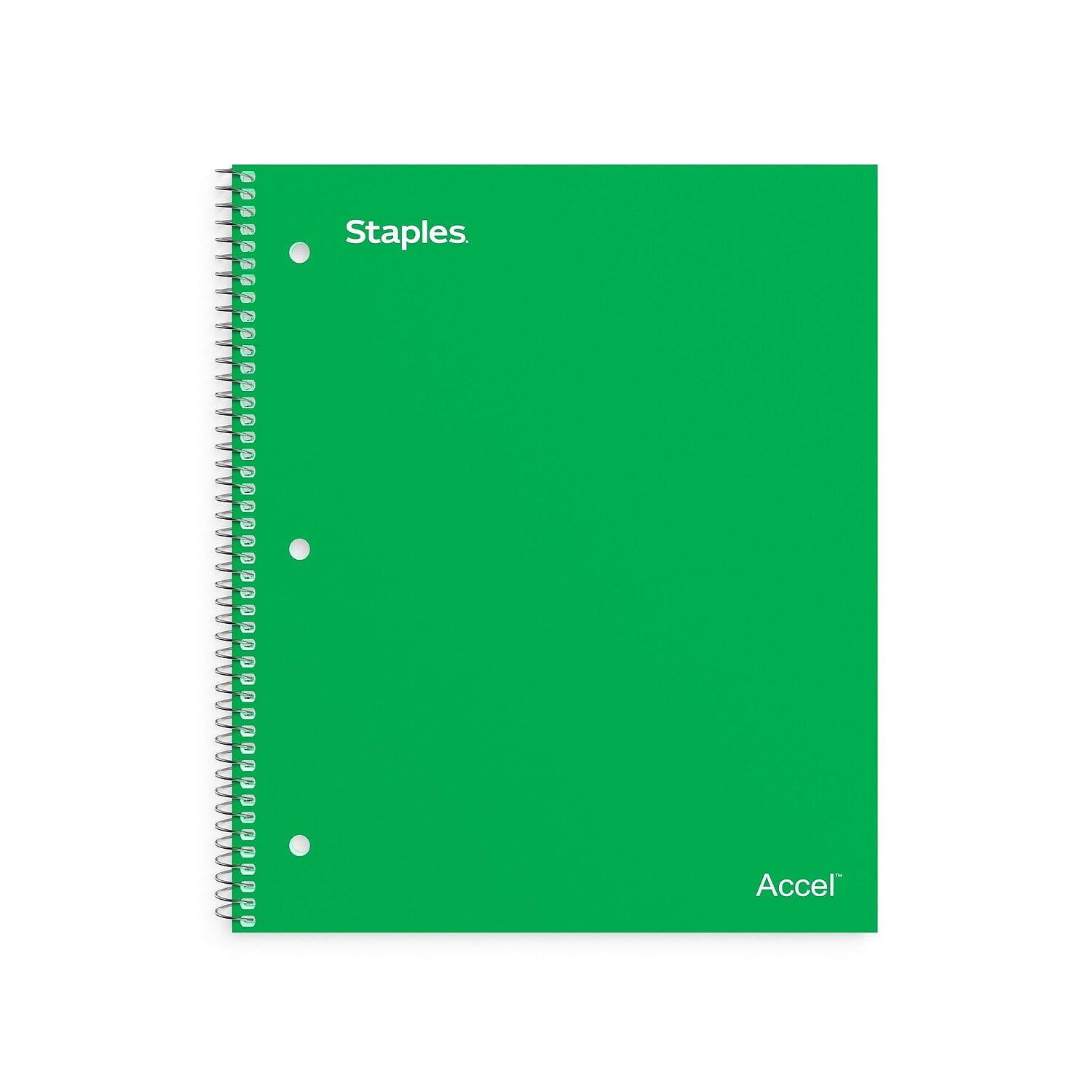 Staples Premium 1-Subject Notebook 8.5" x 11" College Ruled 100 Sheets ...