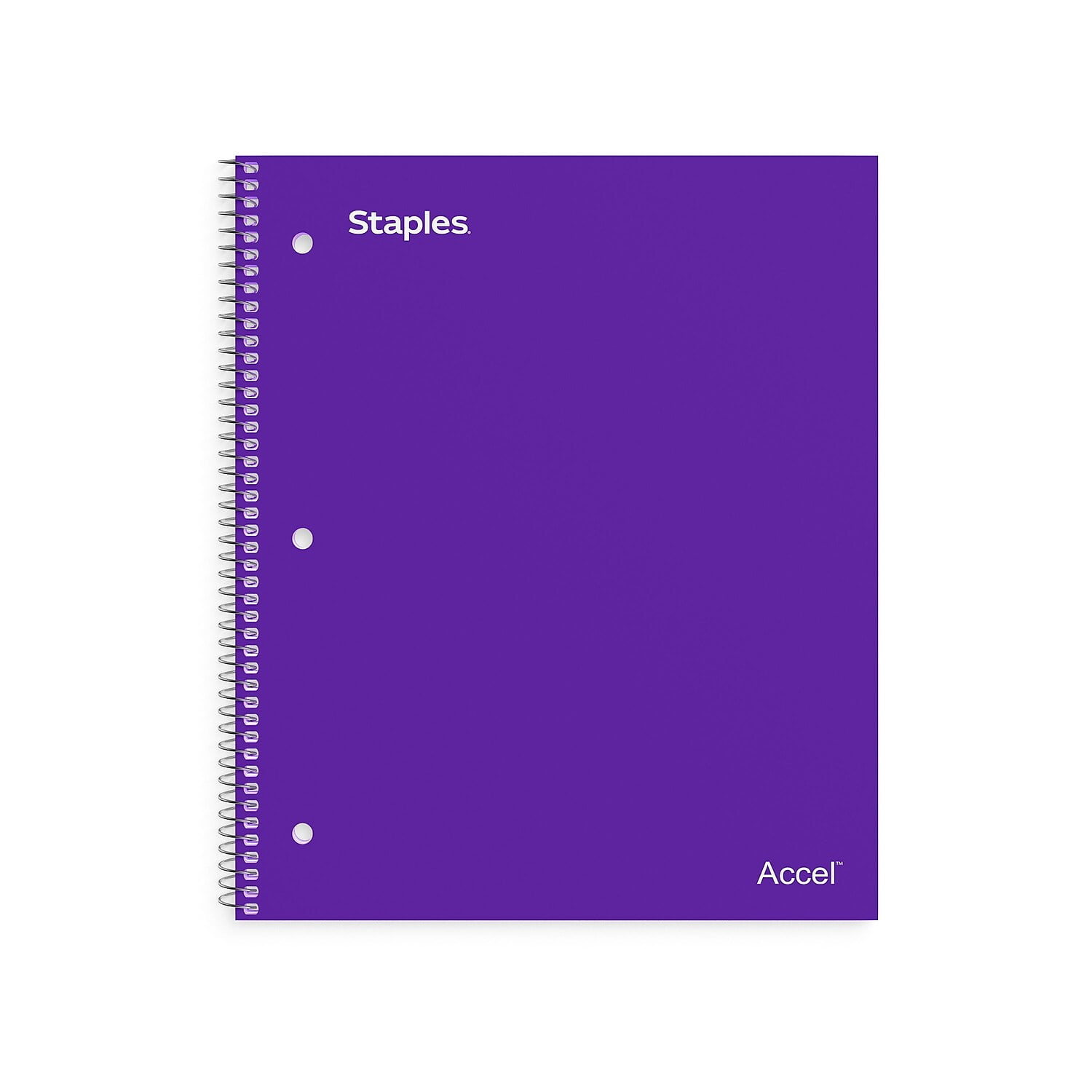 Staples Premium 1-Subject Notebook 8.5" x 11" College Ruled 100 Sheets ...