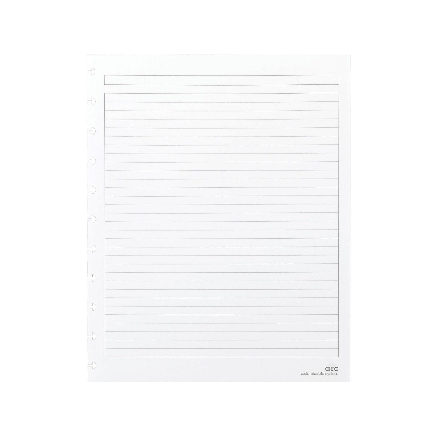 Staples Premium Arc Notebook System Refill Paper 8.5" x 11" 50 Sheets ...