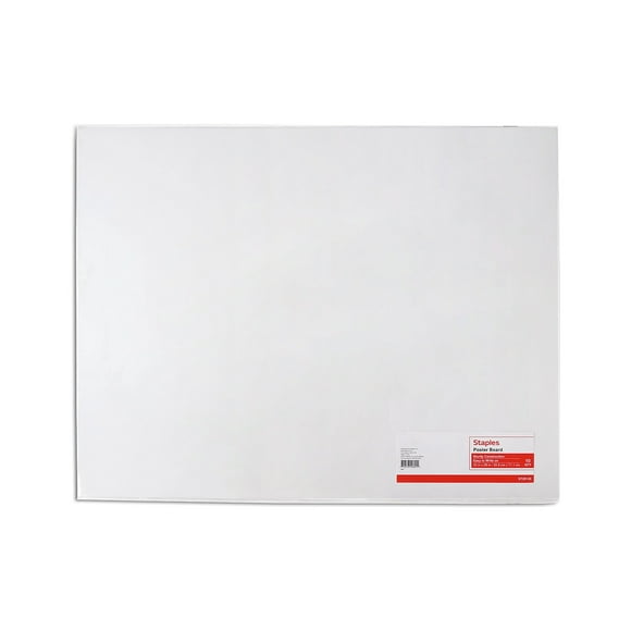White Poster Board in Presentation Boards & Presentation Easels ...