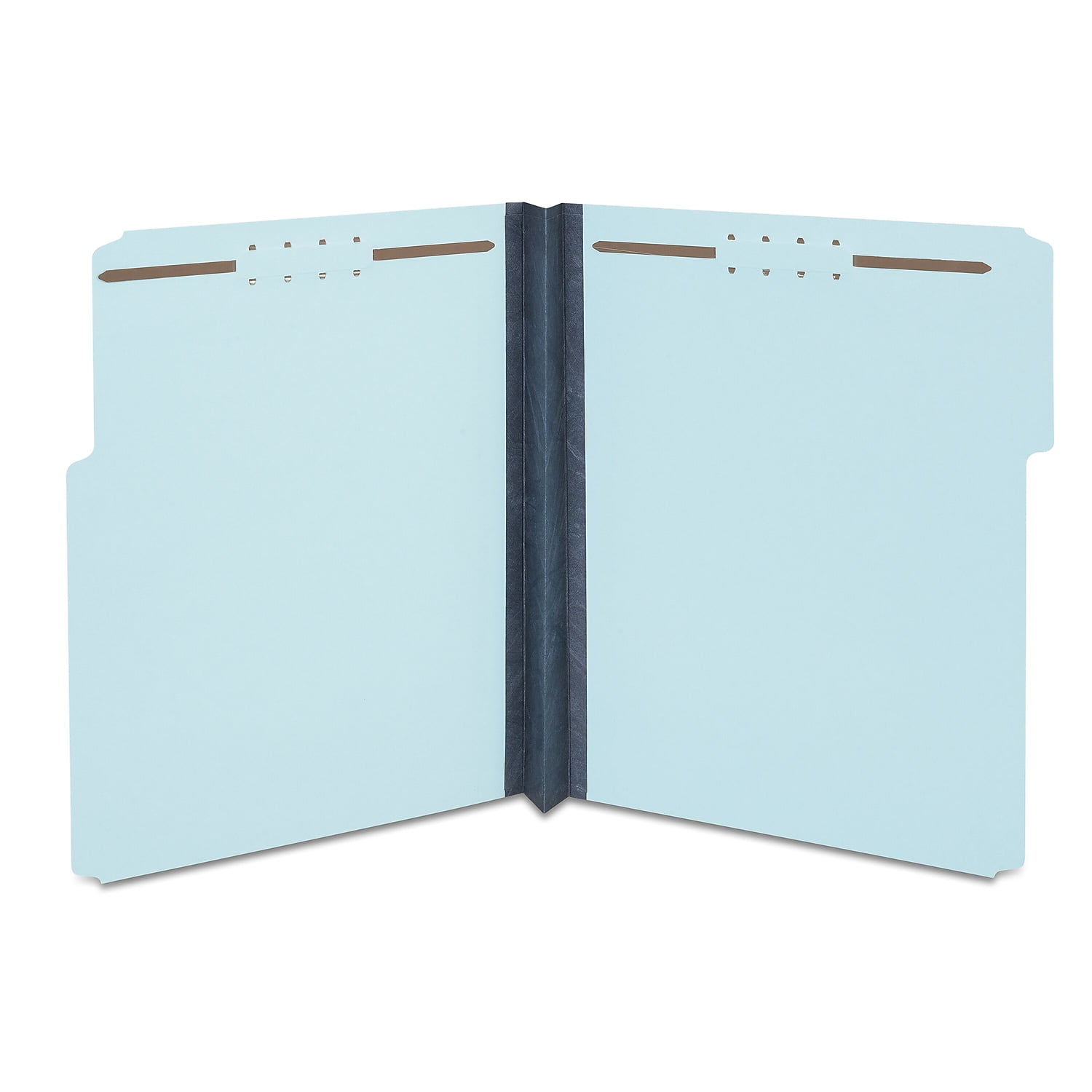 Staples Pressboard Classification Folder 2" Expansion Letter Size Blue ...