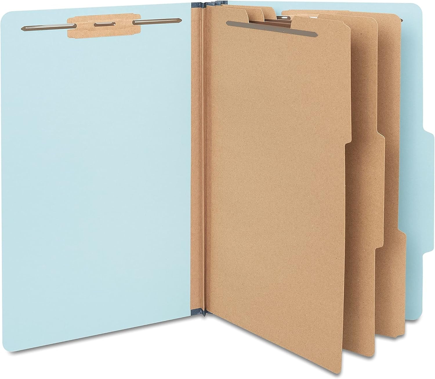 Staples Pressboard Classification Folder, 3-Dividers, 3.5-inch ...