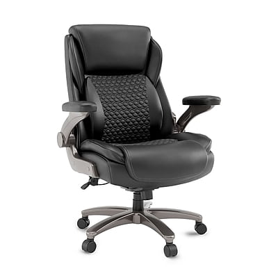 Staples Randolph Ergonomic Bonded Leather Executive Big & Tall Chair ...