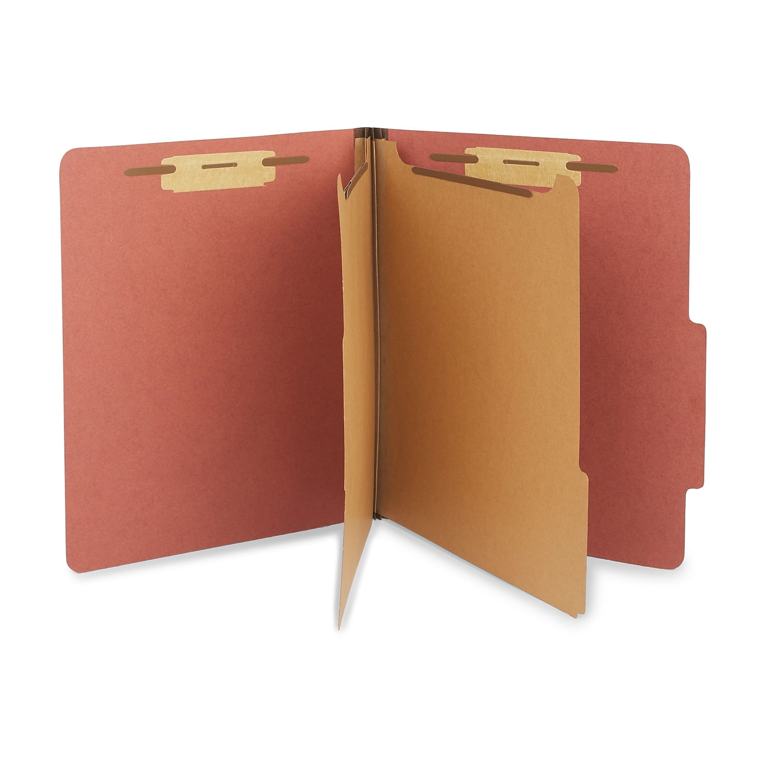 Staples Recycled Pressboard Classification Folder 2-Dividers 2 1/2 ...
