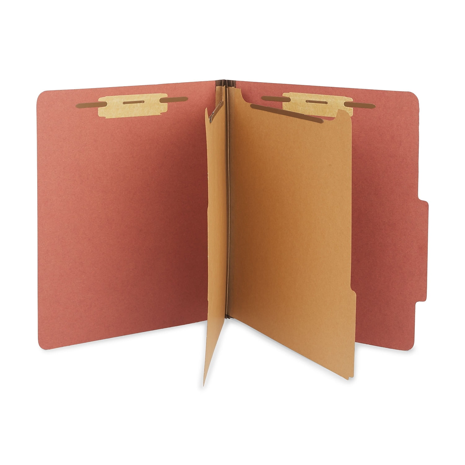 Staples Recycled Pressboard Classification Folder 2-Dividers 2 1/2 ...