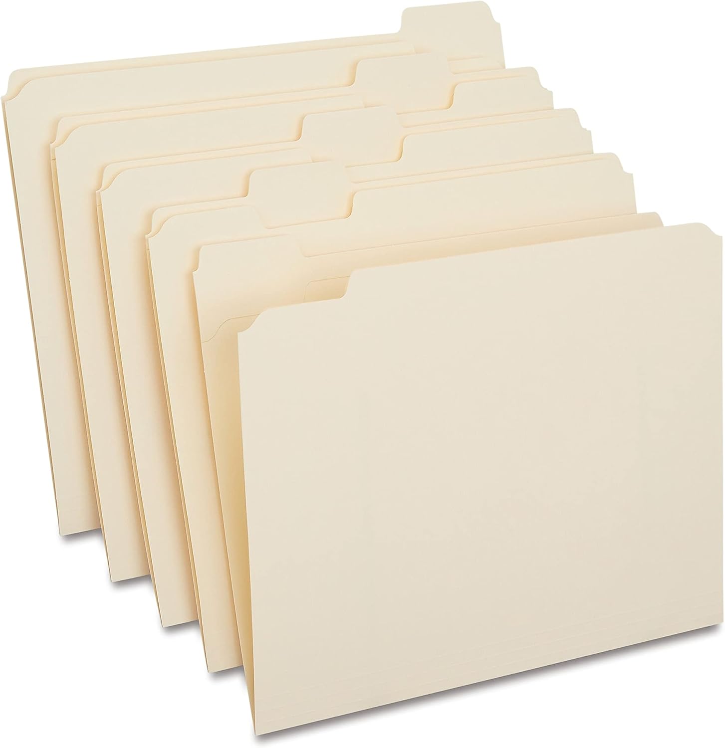 Staples Reinforced File Folders, 1/5 Cut, Letter Size, Manila, 200 ...