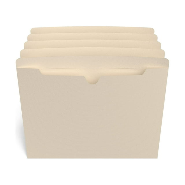 Staples Manila File Jackets, Letter Size, Reinforced, 100/Box (TR293050 ...