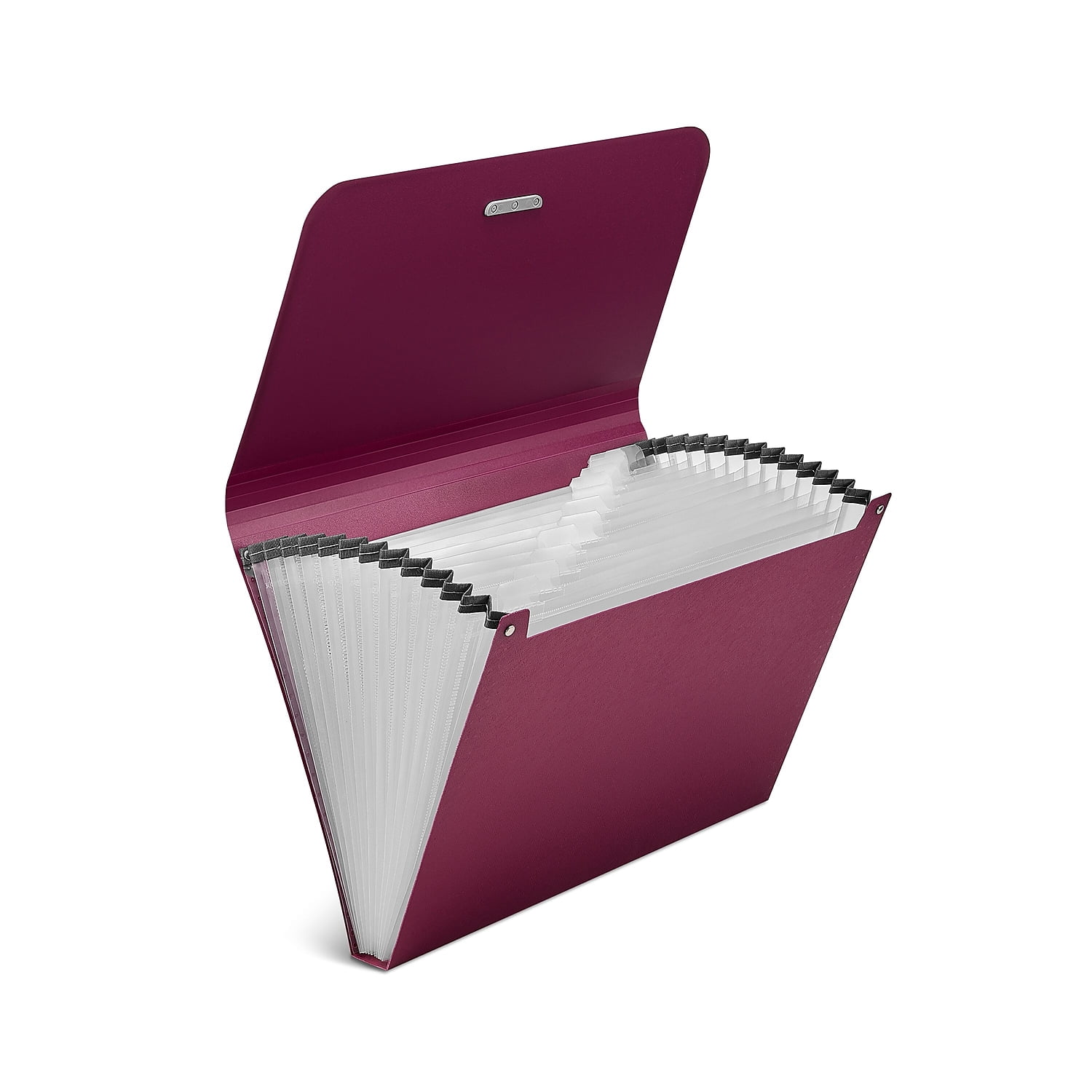 Staples Reinforced Plastic Accordion File 13-Pocket Letter Size Purple ...