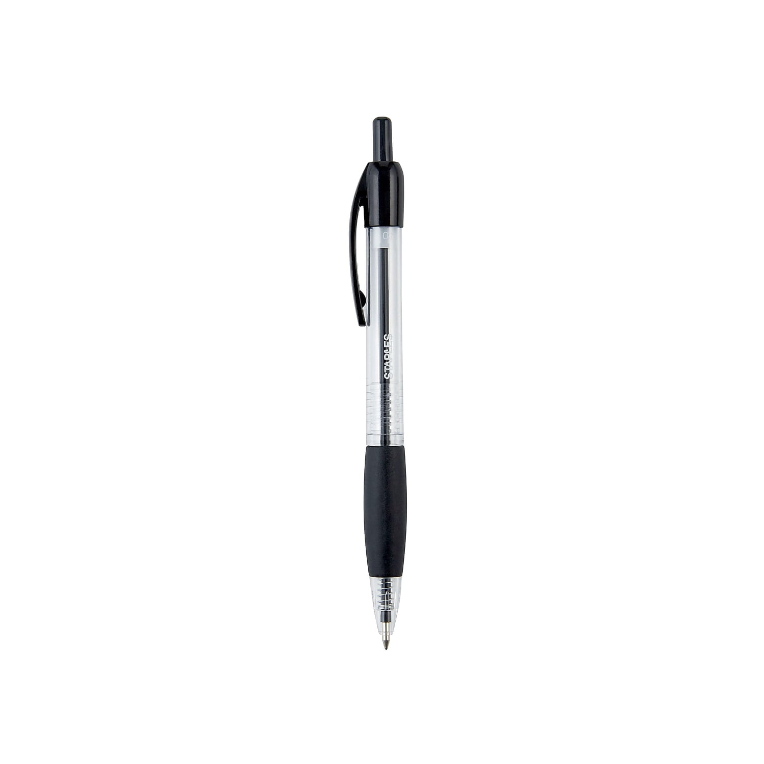 Staples Retractable Ballpoint Pens Fine Point Black Ink 36/Carton 50786 ...