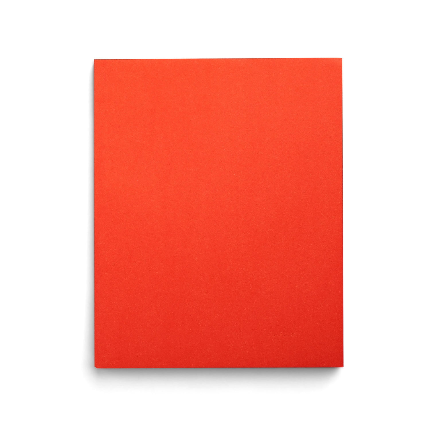 Staples School Grade 2 Pocket Folder Orange 25/Box 27535-CC - Walmart.com