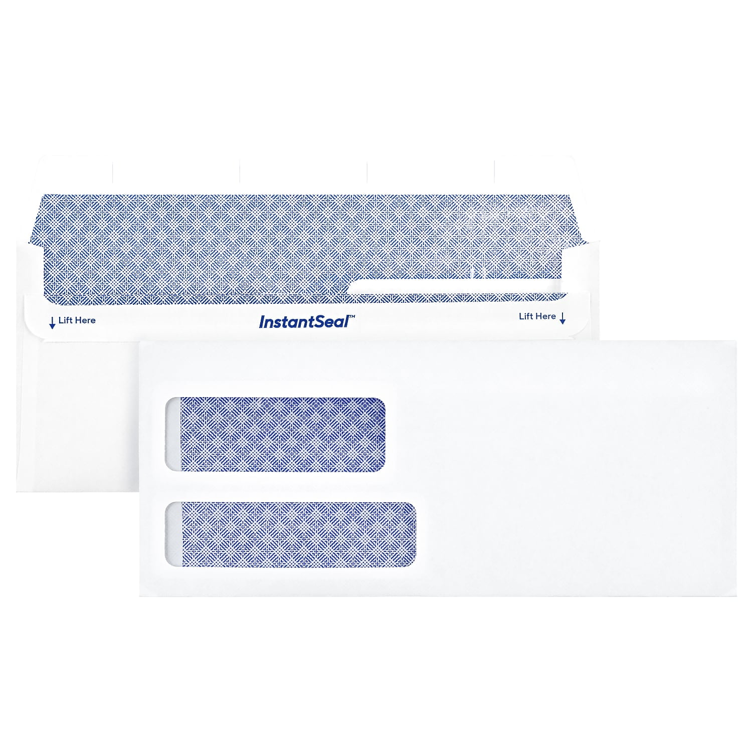 Staples InstantSeal Security Tinted #10 Double Window Envelopes 4 1/8 ...