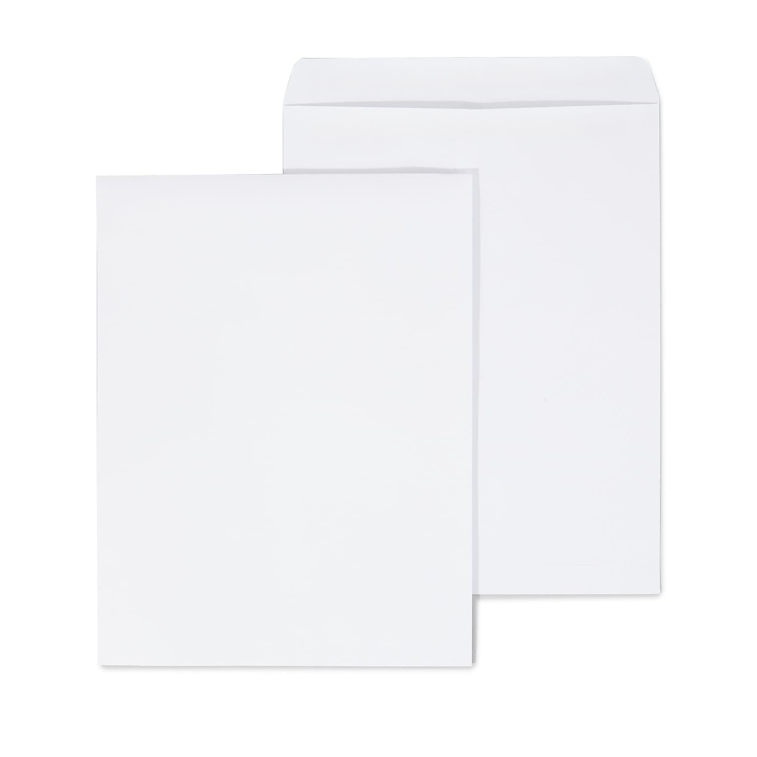 Staples Self-Sealing Wove Catalog Envelopes 12" x 15 1/2" White 100/BX ...