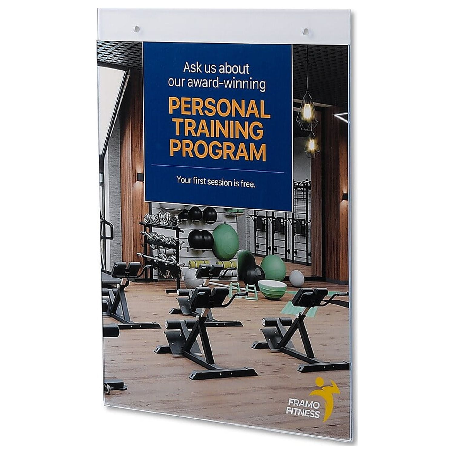 Staples Sign Holder 8.5" x 11" Clear Plastic (16651-CC) 665638 ...