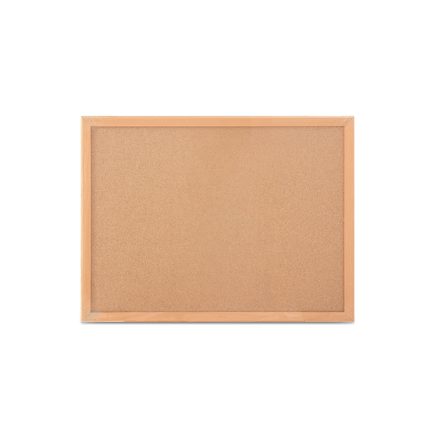 Staples Standard Durable Cork Bulletin Board Oak Frame 2'W x 1.5'H 2 ...