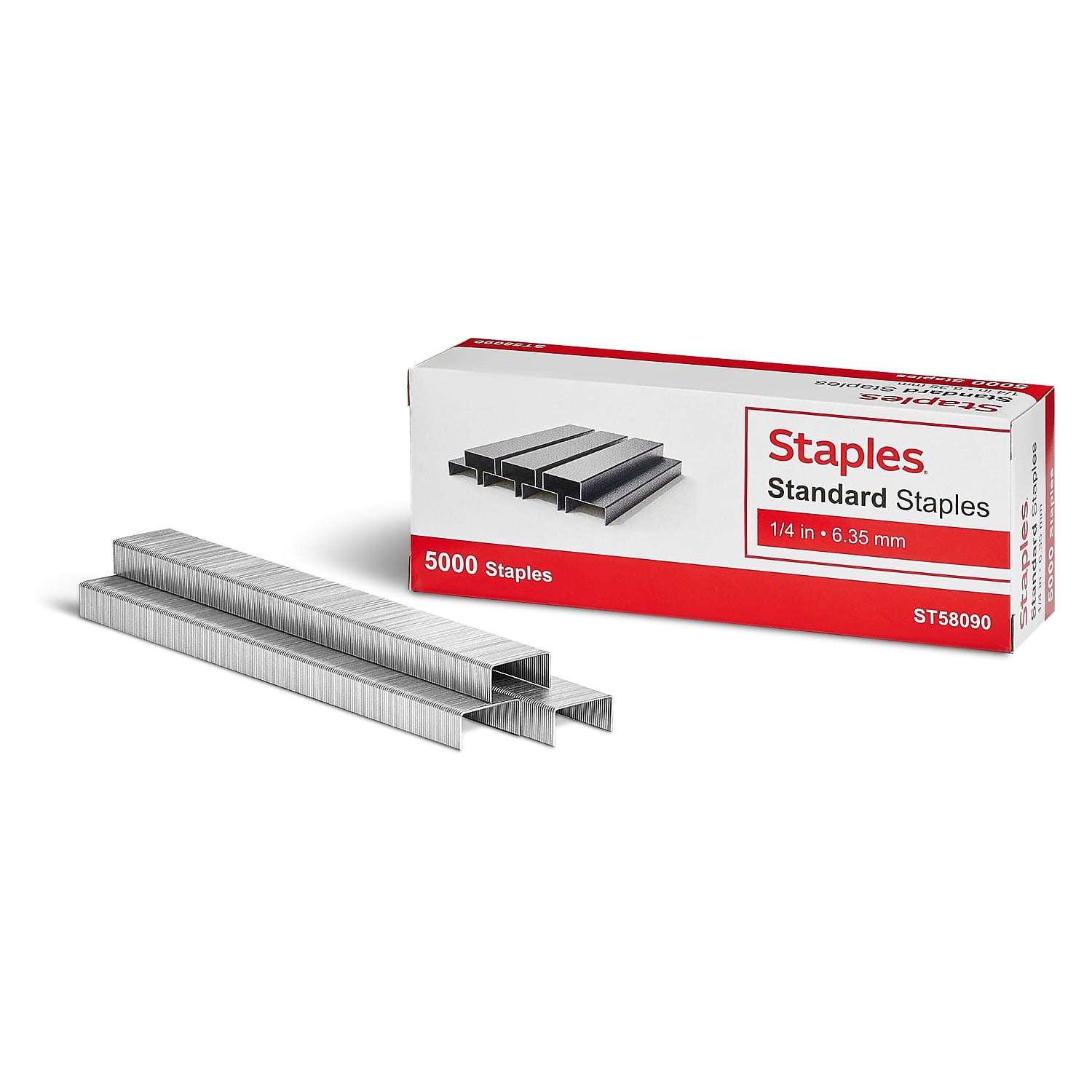 Staples Standard Staples 1/4" Leg Length 15000/Carton ST58090-USVS ...