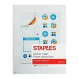 Staples Sticker Paper (70972) 490429 - Walmart.com