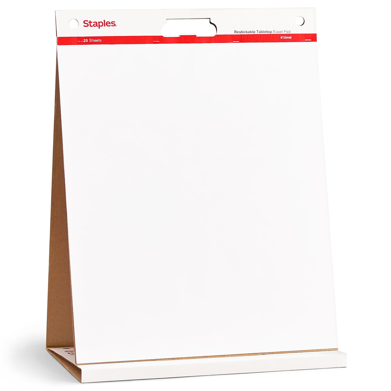 "Staples Stickies Large Self-Stick Writing Easel Pad, Adhesive Flip ...