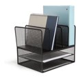 Staples TR57537-CC 7 Compartment Wire Mesh File Organizer, Matte Bk ...