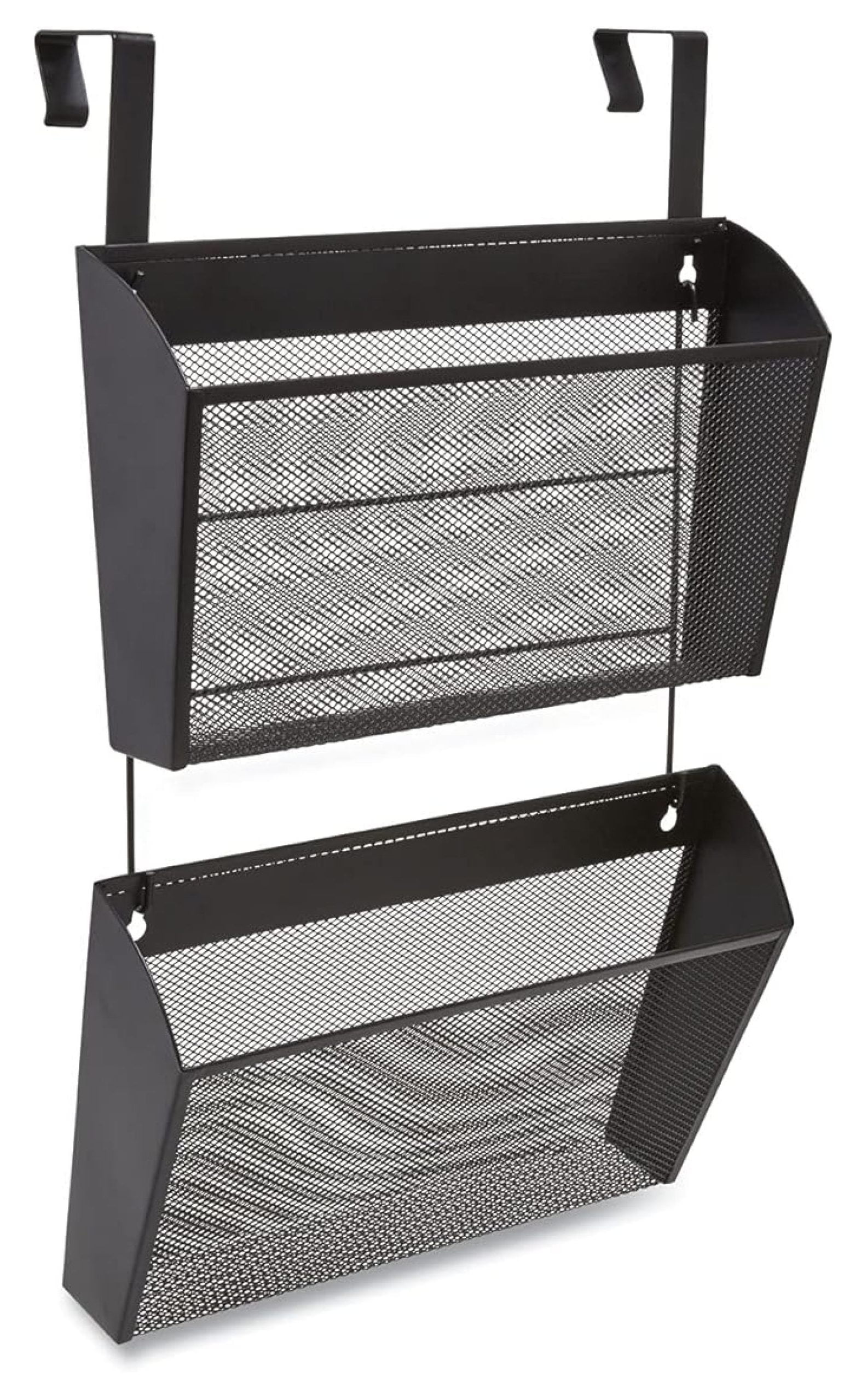 Staples TR57580-CC 1-Pocket Mesh Letter Wall File, Black, 2/Pack ...