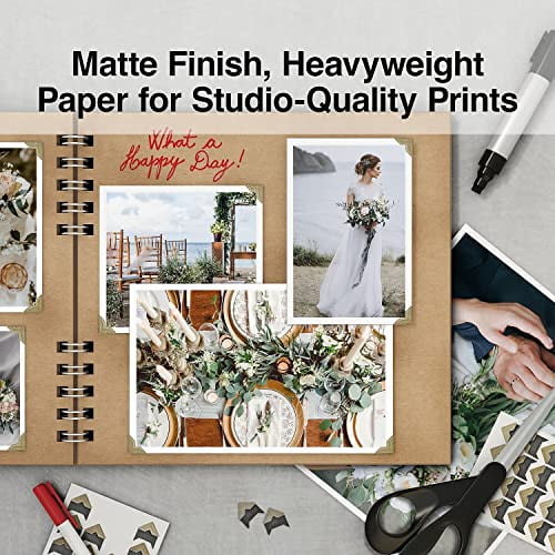 Staples Ultra Premium Matte Photo Paper, 230 g/m2, 8.5-inch W x 11-inch ...