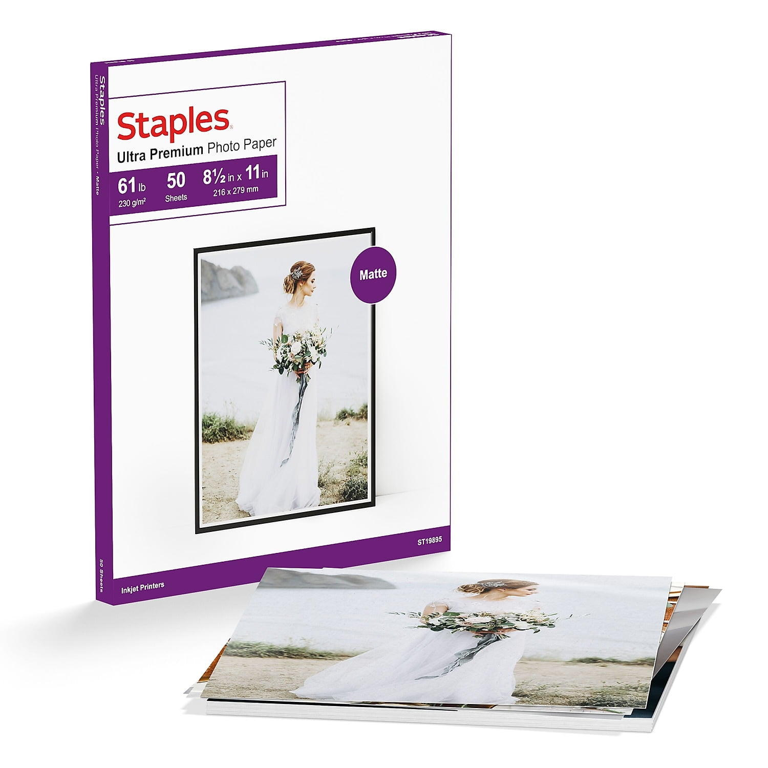 "Staples Ultra Premium Matte Photo Paper for Quality Picture and Letter ...