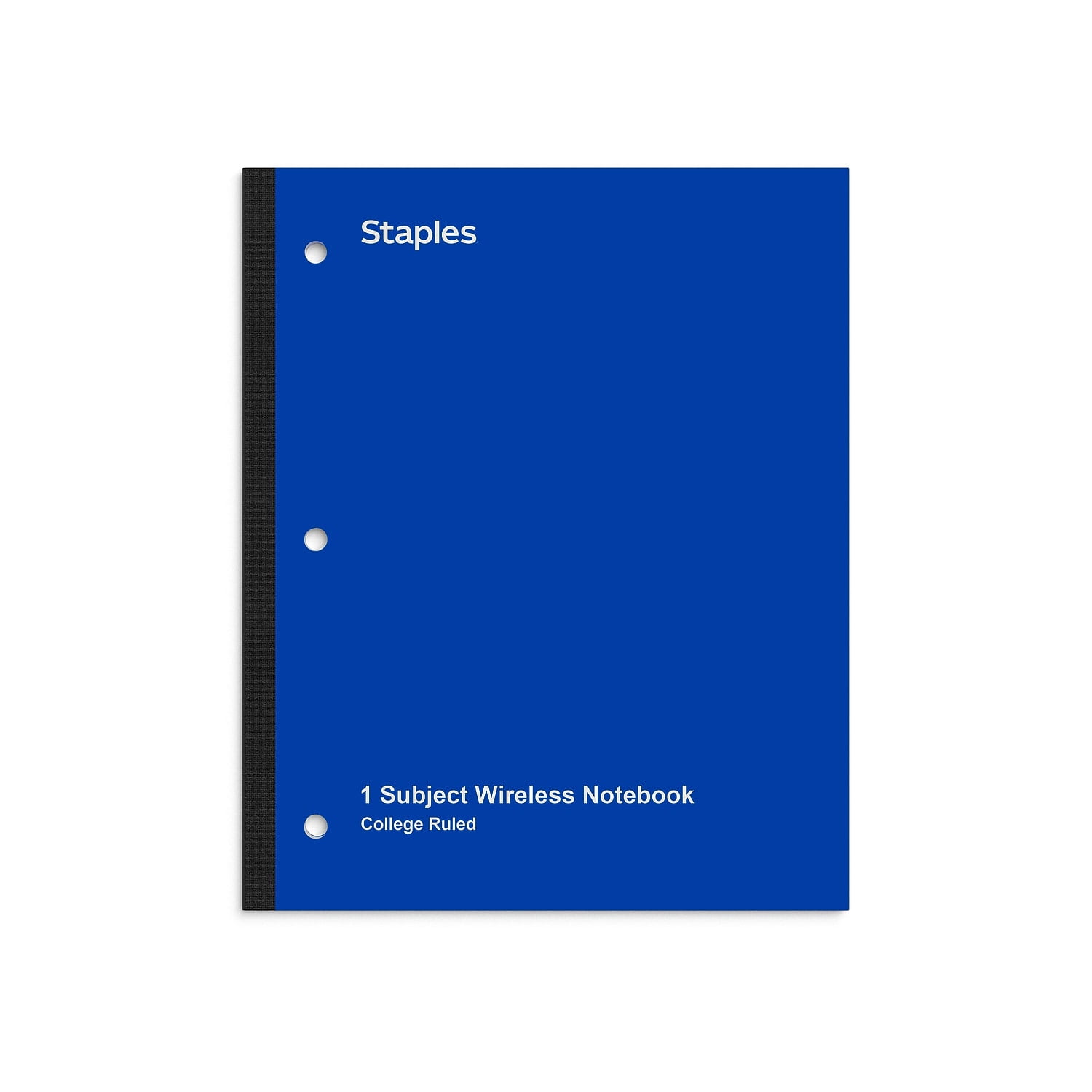 Staples Wireless 1-Subject Notebook 8.5" x 11" College Ruled 80 Sheets 3/Pack ST58378CVS ...