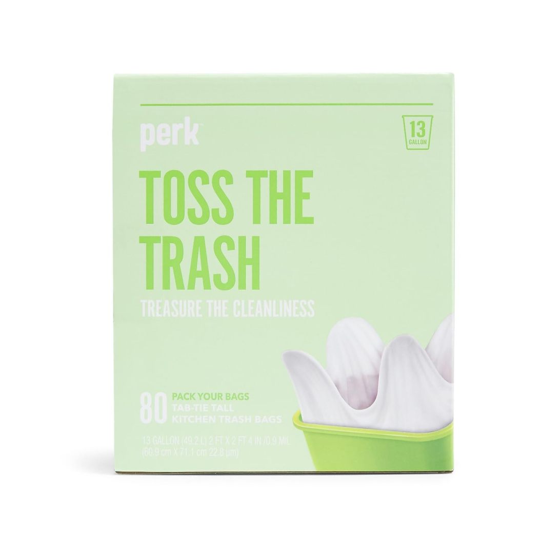 Staples ZYSP PK56749 13 Gallon Kitchen Trash Bag, Low Density 0.9 Mil ...