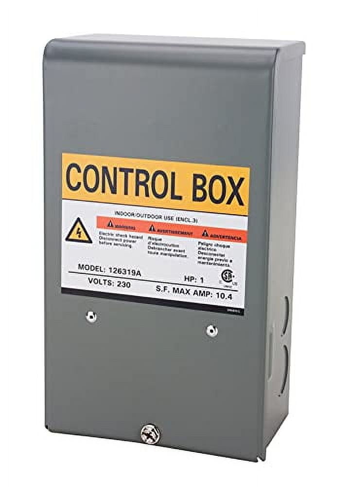 Star 1 HP Submersible Well Pump Control Box, 230 Volt, Outdoor or ...