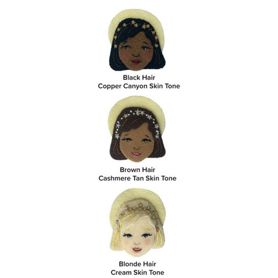 Star Angel Tree Topper Felt Kit from MerryStockings - Walmart.com