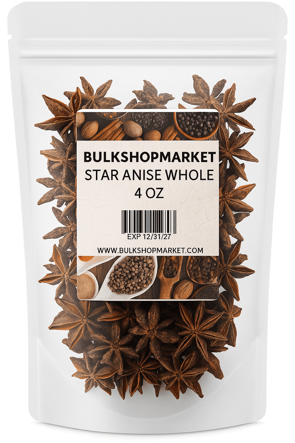 Star Anise Whole 4 oz Spice By BulkShopMarket - Walmart.com