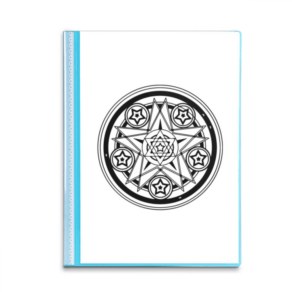 Star Array Overlap Mystery Book Sheet Protectors Portfolio Binder ...