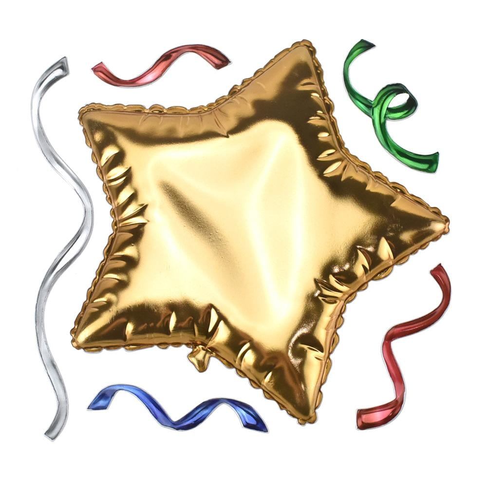 Star Balloon Puffy 3D Pop-Up Wall Art Stickers, 6-Piece - Walmart.com