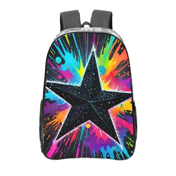 Star Basics Transparent Backpack School See Through Plastic Backpacks ...