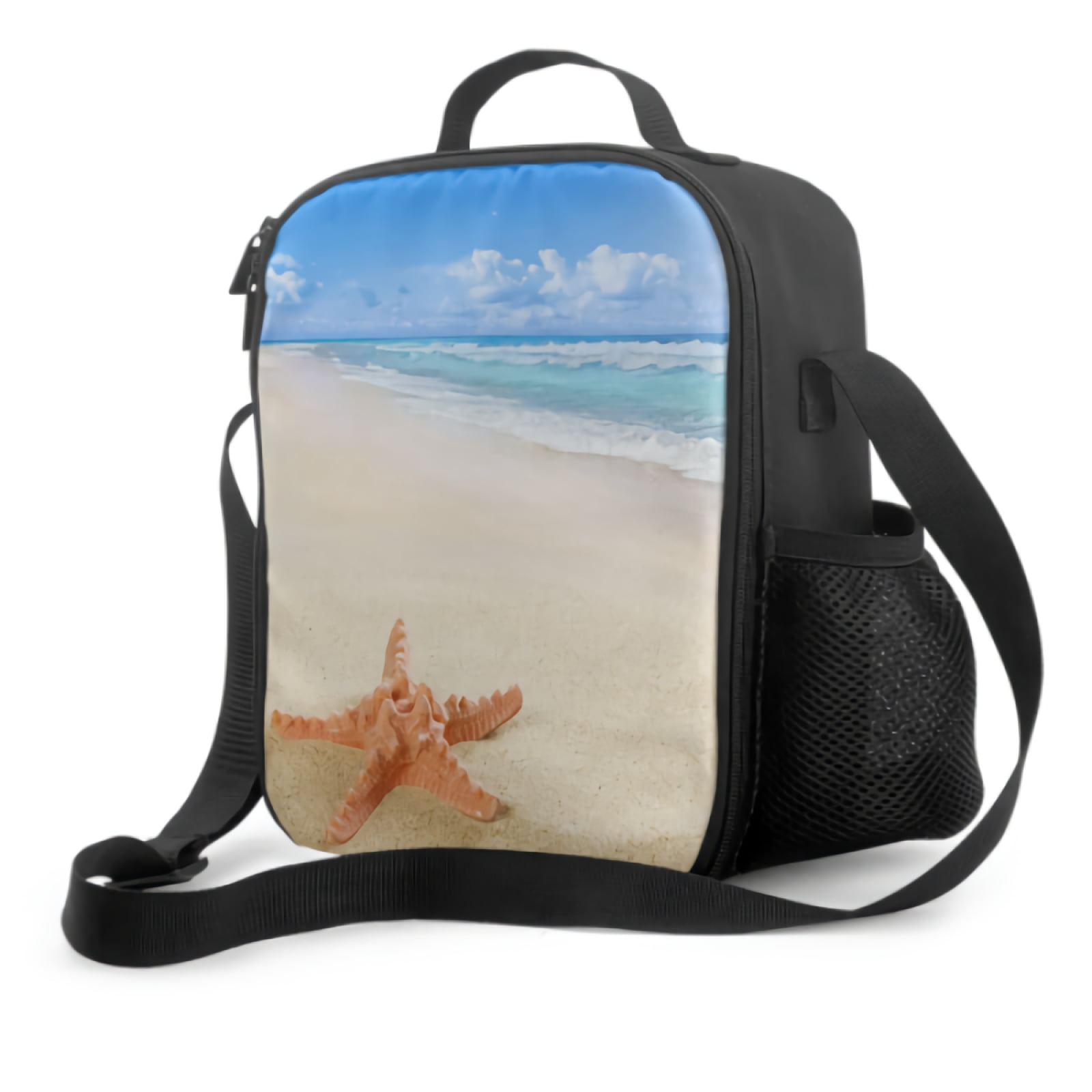 Star Beach Insulated Lunch Bag for Work Picnic Ocean l Theme Tote Lunch ...