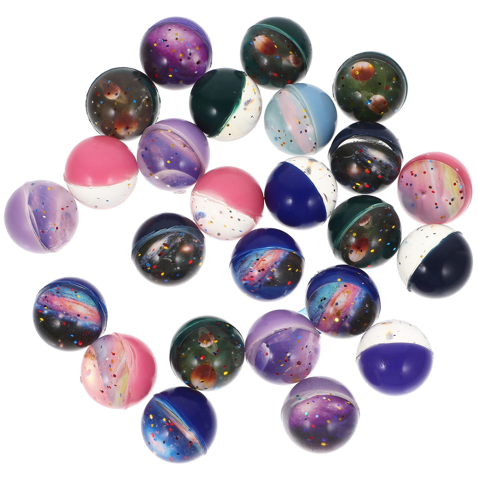 Star Bouncy Ball 25 Pcs Birthday Bouncing Balls Vending Machine Gifts ...