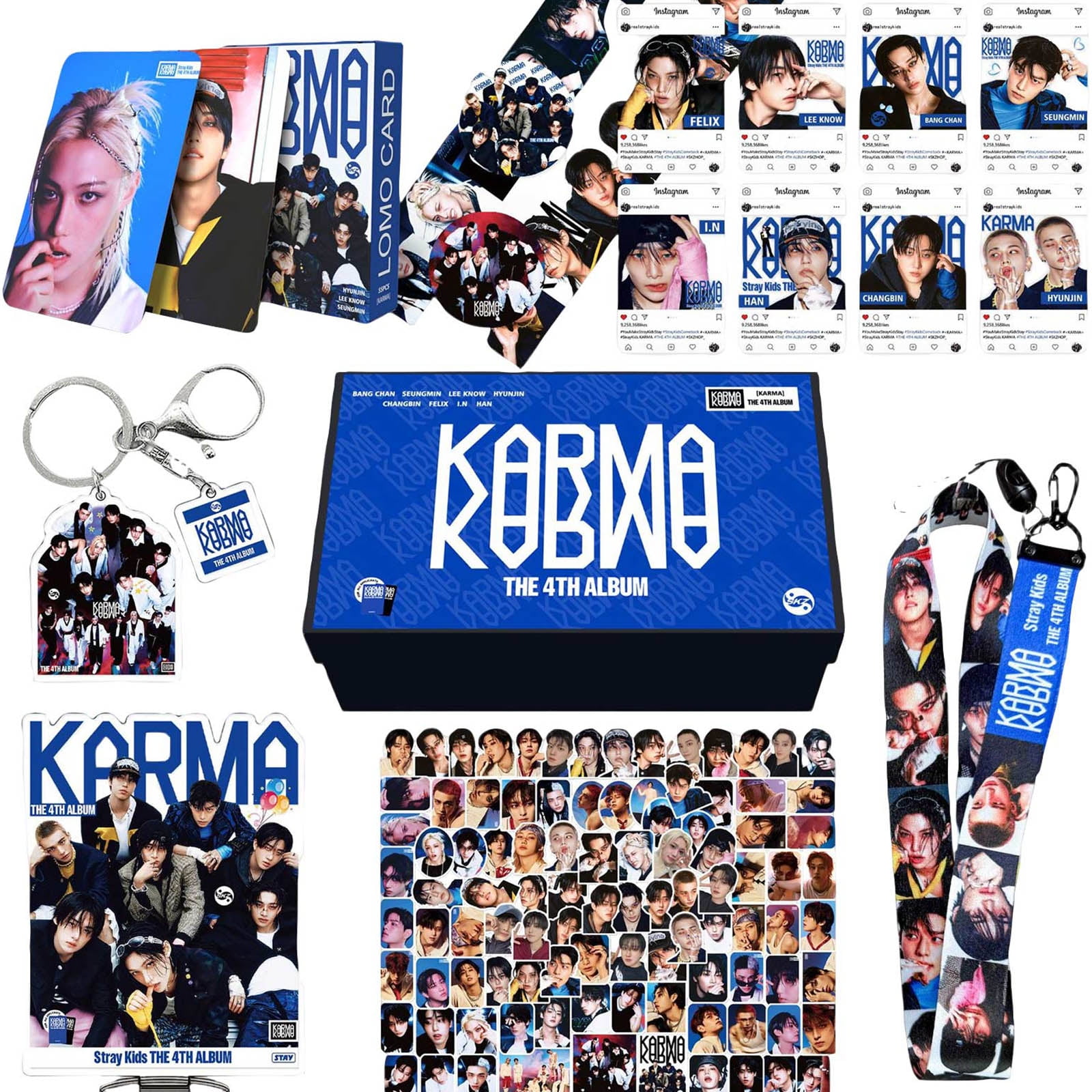 Star Boy Group Peripherals,Stand-alone Sticker Small Card Lanyard Set ...