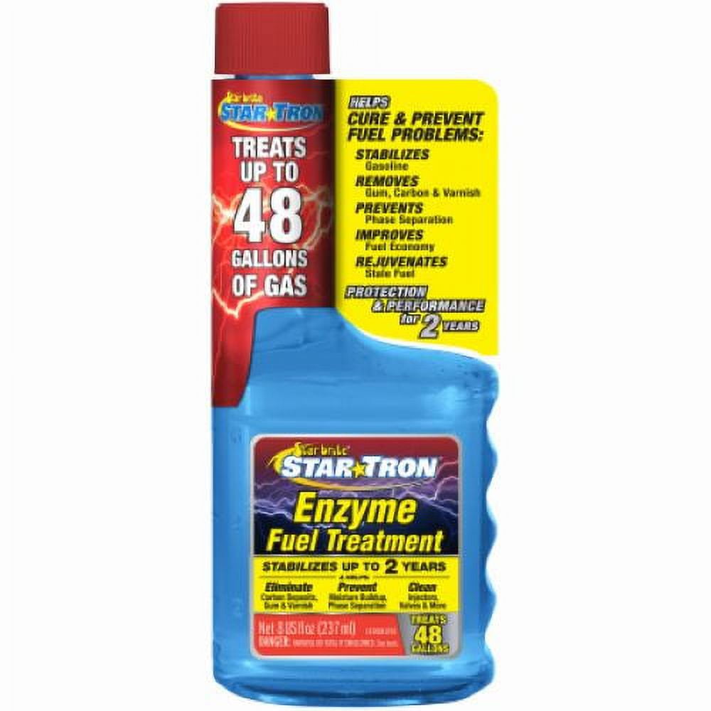Star Brite 14308 8 oz Bottle Of Star Tron Enzyme Gas Additive Fuel ...