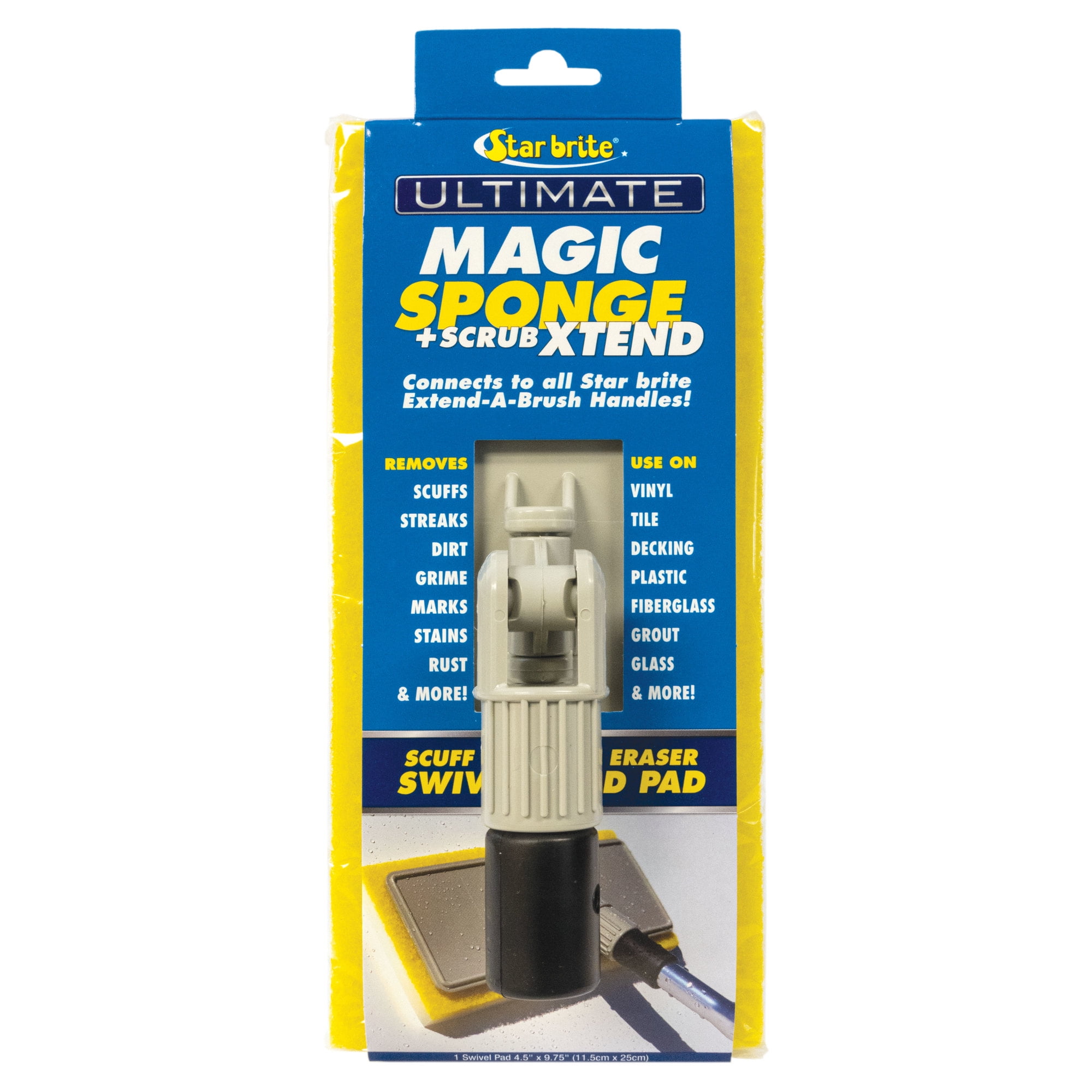 Star brite 041010 Ultimate Magic Sponge + Scrub Xtend - Walmart.com