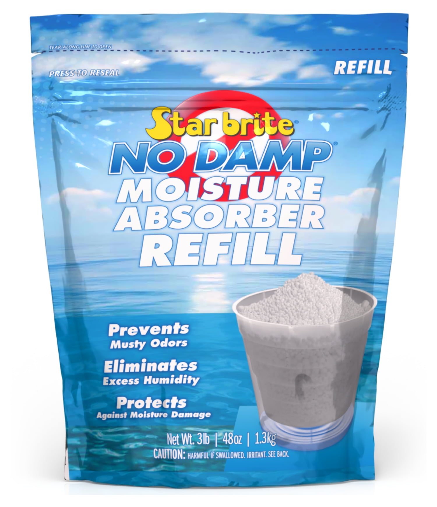 NO DAMP RESEALABLE REFILL BAG 48 OZ - Walmart.com