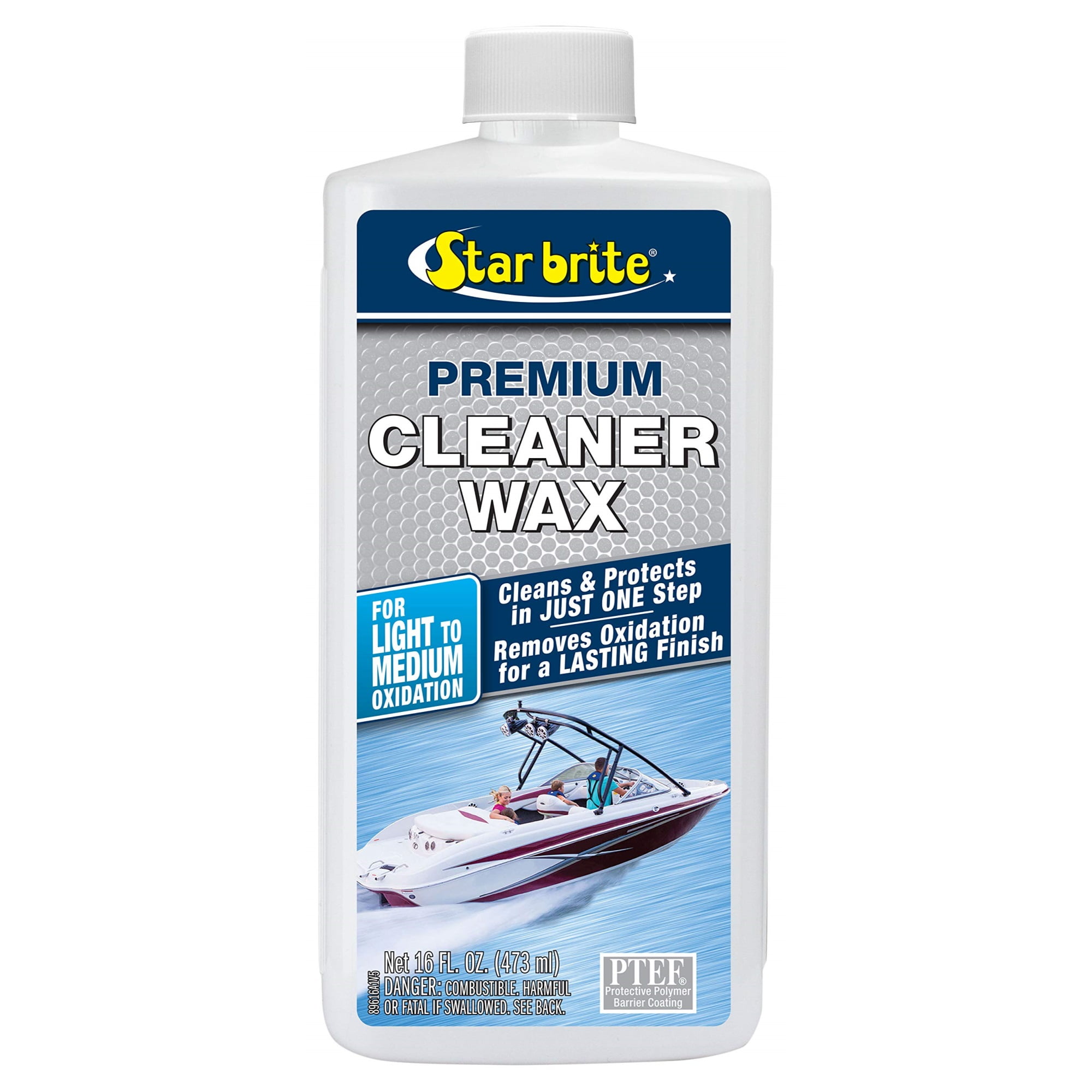 Star Tron Cleaner Wax, One Step Cleaning and Shine, UV Protectant ...