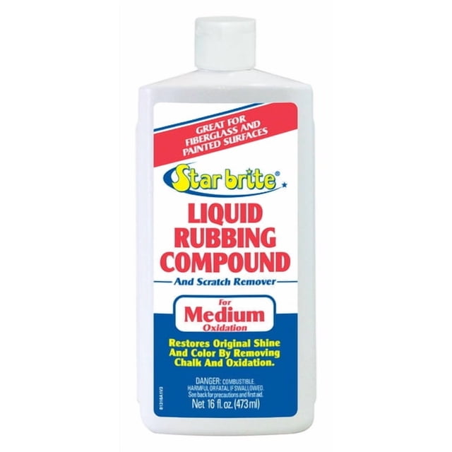 Star Brite Liquid Rubbing Compound 16 oz - Walmart Business Supplies