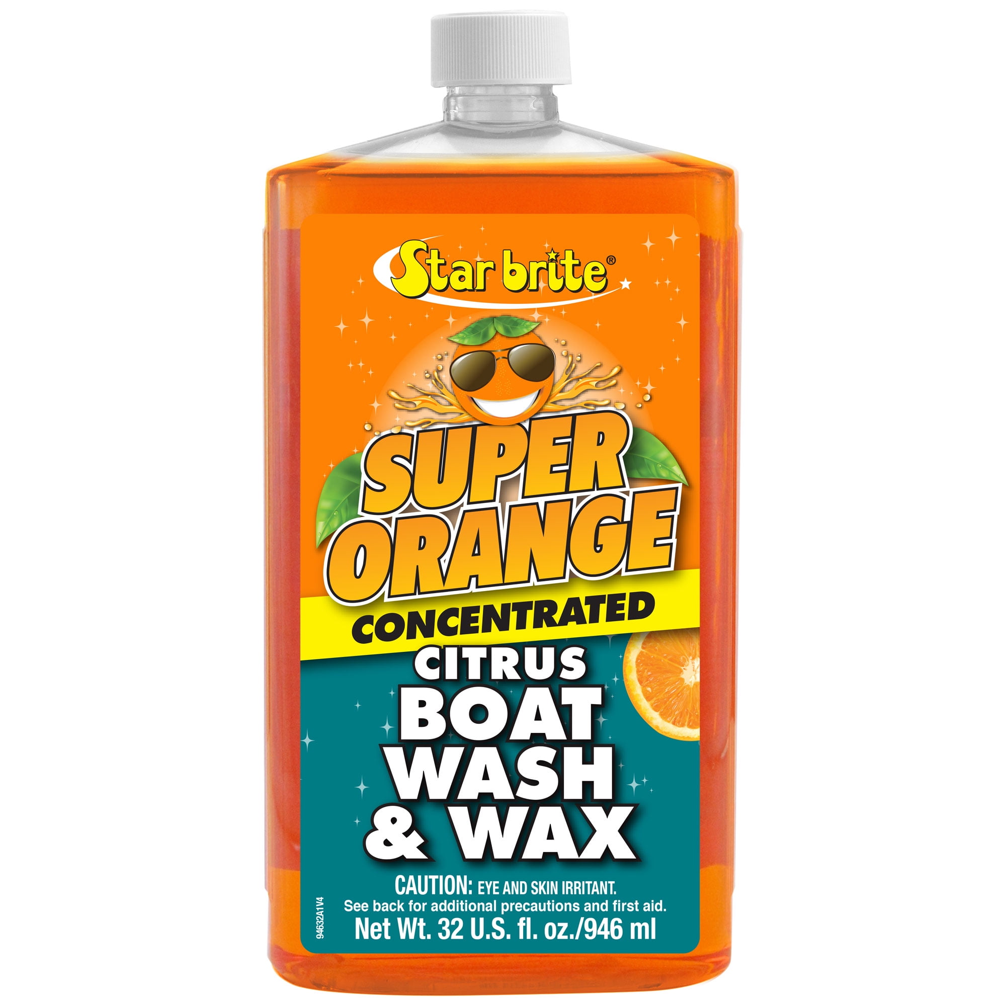 Star Brite Super Orange Citrus 32oz Boat Wash & Wax, 94632 - Walmart.com