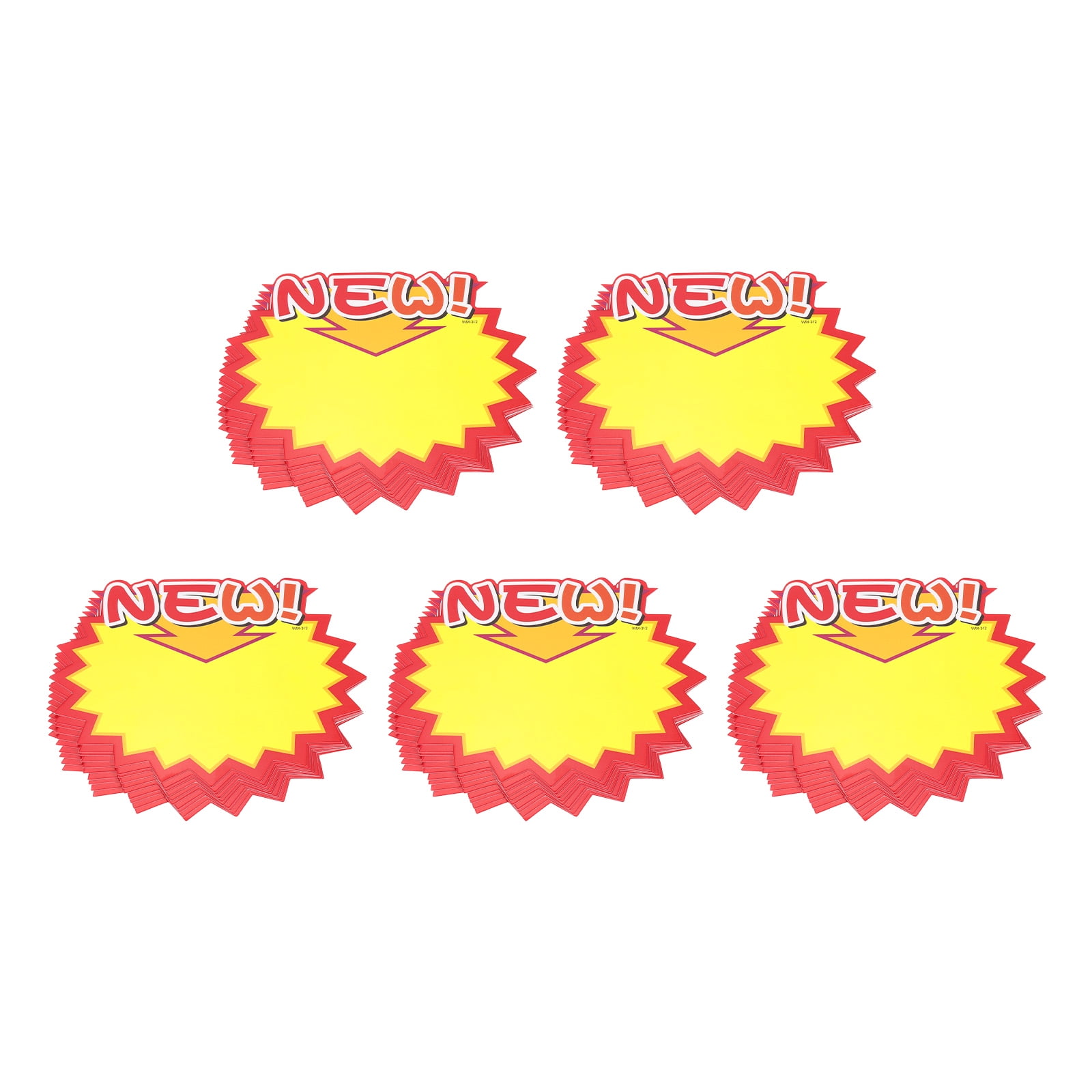 Star Burst [NEW] Signs Price Tags 3.5 x 2.8 Inch Red Orange Yellow for ...